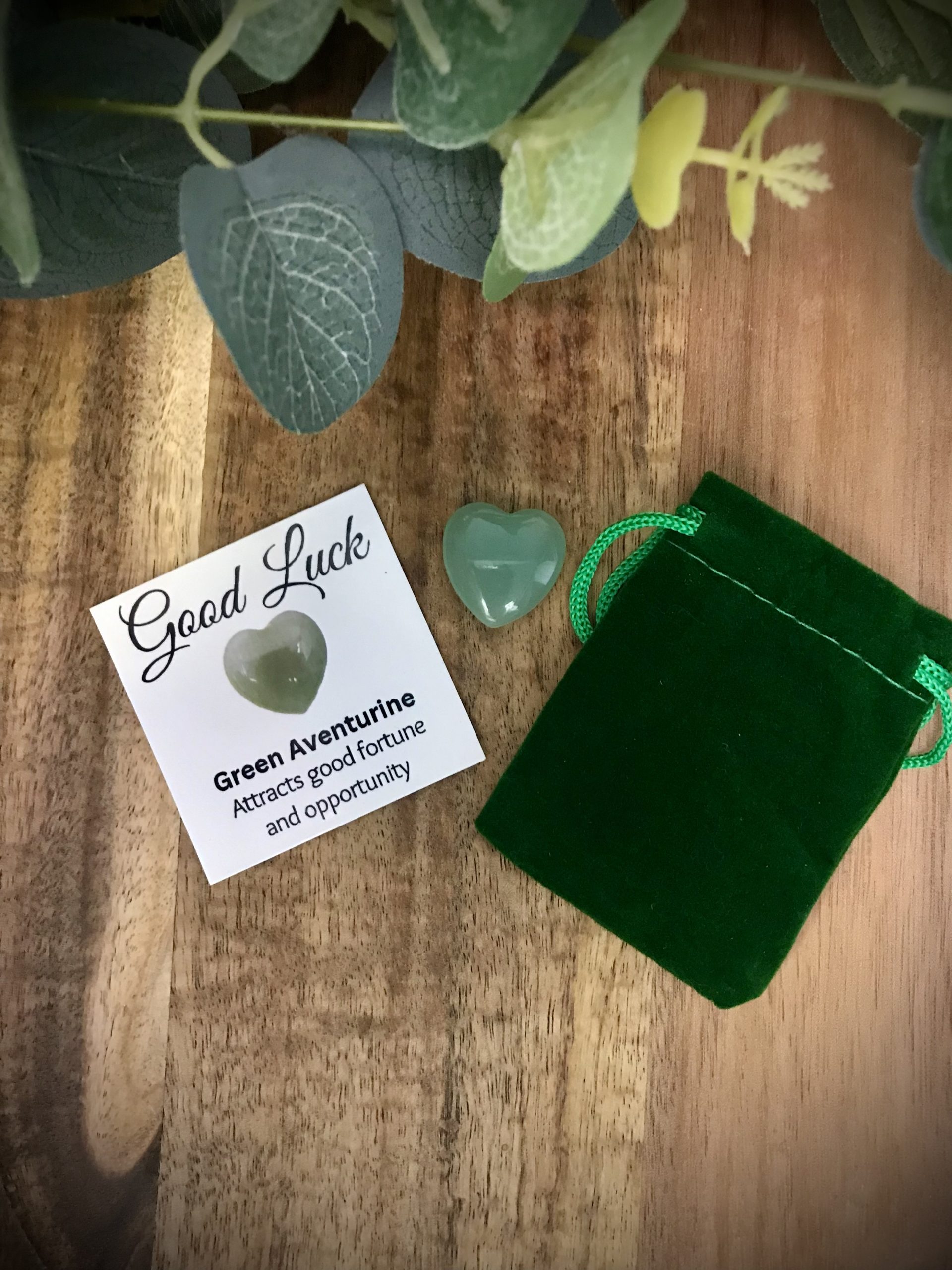 Gemstone pocket heart-"Good Luck" — Starseed Crystal | Holistic Shop