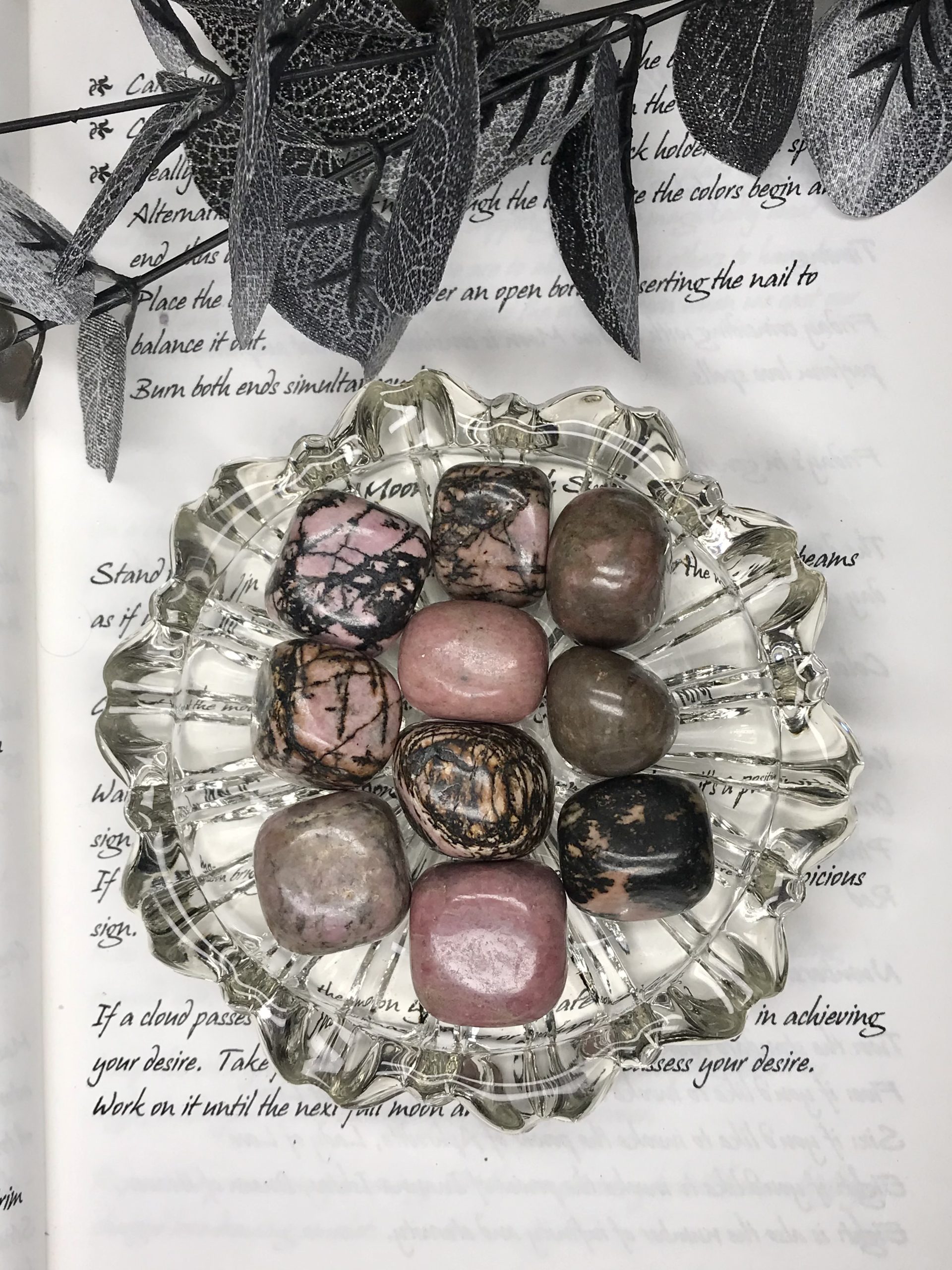 Rhodonite Tumble Stone — Starseed Crystal | Holistic Shop